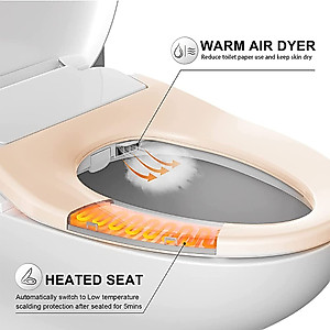 BUTT BUDDY Suite - Smart Bidet Toilet Seat Attachment & Fresh Water Sprayer (Cool & Warm Temperature Control | Dual-Nozzle Cleaning, Adjustable Pressure | Easy Setup, Universal Fit)