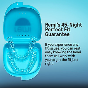 Remi at Home Mouth Guard Basics Bundle: Two Custom Mouth Guards for Grinding Teeth and Clenching + Easy Mouthguard Removal Tool