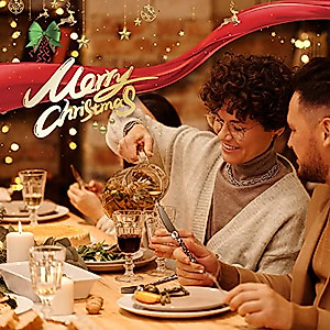 24-Piece Silverware Set Service for 6 with holder,Premium Stainless Steel Cutlery Set,Home Kitchen Restaurant Utensils,Knives Spoon and Fork Set, Mirror Polished,Dishwasher Safe.(Mirror pattern)