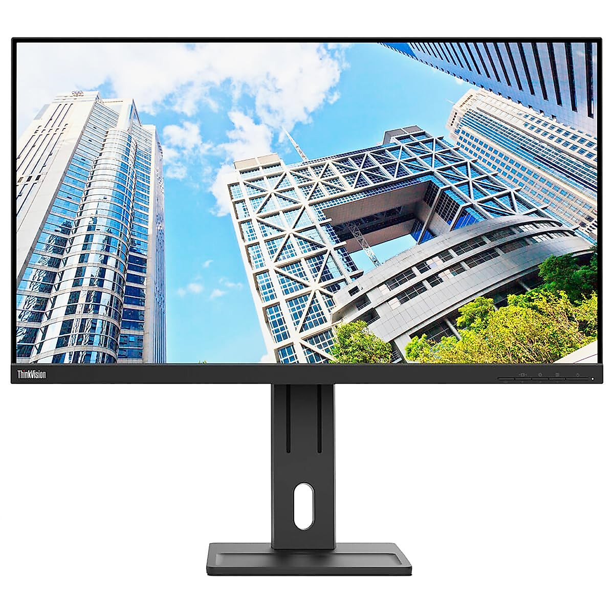 Lenovo ThinkVision E28u-20 28" Class 4K UHD LCD Monitor - 16:9 - Raven Black