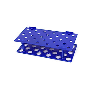 uxcell a14120400ux0370 Laboratory Plastic 28 Hole 17mm Dia 15ML Centrifugal Tube Rack Holder