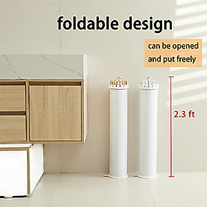 JOOM Tripod Clothes Drying Rack, Garment Rack Portable and Foldable Space Saving Laundry Drying Rack - Drying Rack Clothing Floor Folding Balcony Bedroom Household Aluminum