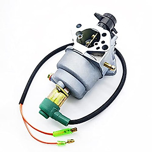 Carburetor Carb for Wen Power Pro 56551 56680 56682 5500 6800 7000E 9000E R390 389CC 390CC 13HP Generator with Fuel Shutoff Valve Line Gasket