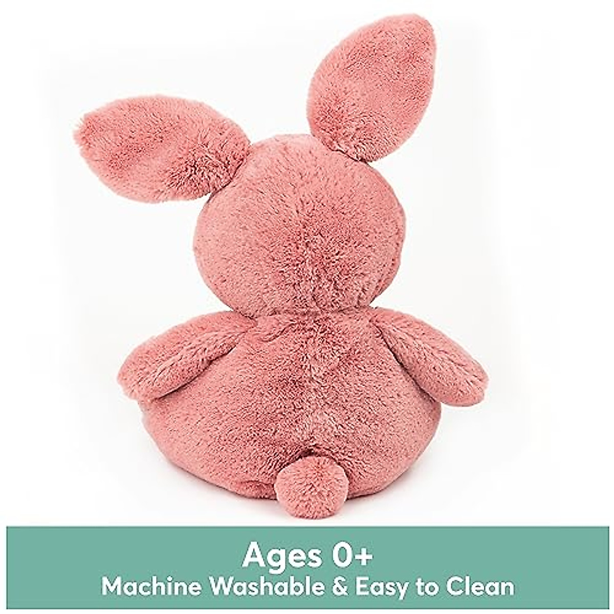 GUND Baby Oh So Snuggly Bunny Stuffed Animal, Bunny Toddler Toy, Dusty Rose Pink, 12.5"