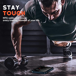 NTG Military Shockproof iPhone 12 Case [2 Layer Structure][Military Grade Anti-Drop] Hard Slim iPhone 12 Phone Case, Shockproof Protective Phone Case for iPhone 12 (6.1 inch), Blue