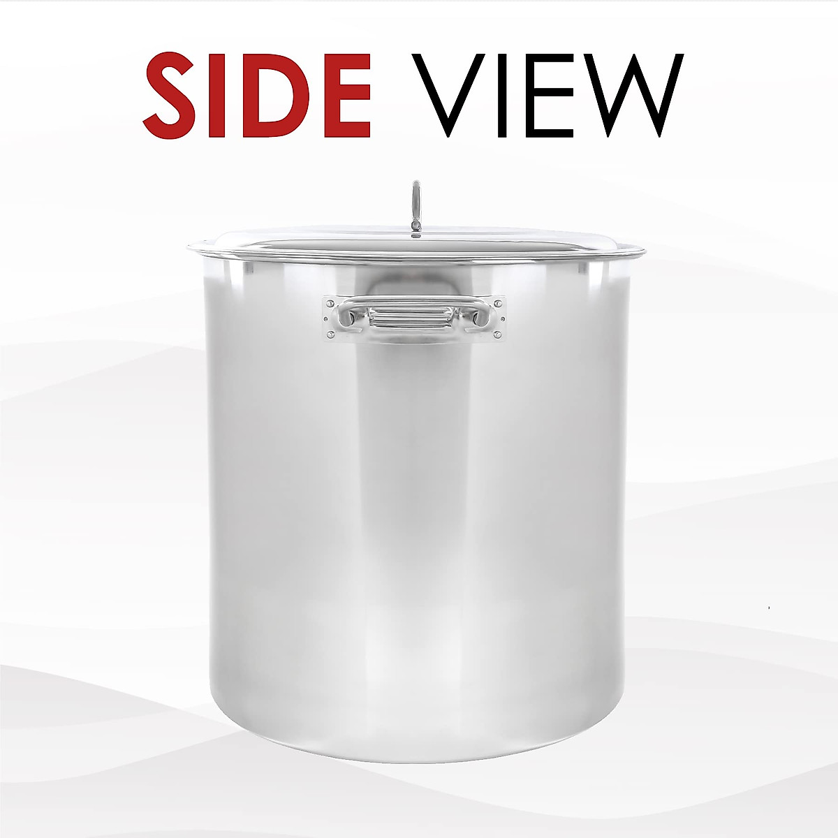 Concord Cookware Stainless Steel Stock Pot Kettle, 80-Quart