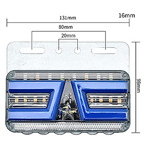 4Pcs Side Marker Truck 24V Trailer Clearance Lights Lighting Dynamic Turn Signal Red White Amber Blue Green,Green