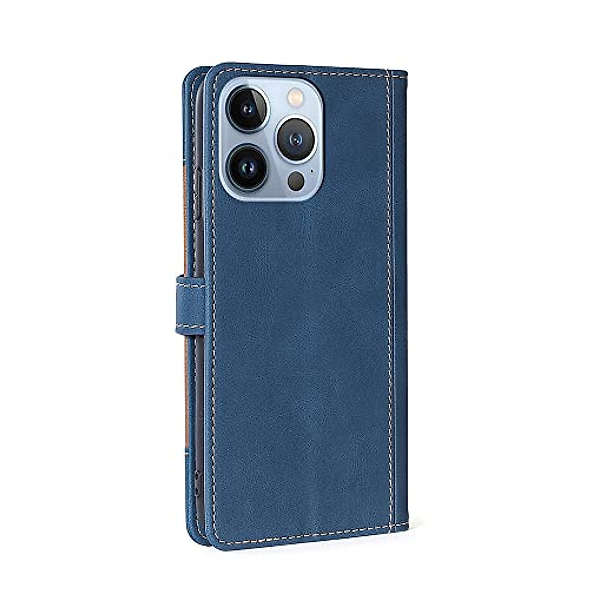 CYR-Guard Wallet Folio Case for Oppo Reno 2 Z, Premium PU Leather Slim Fit Cover for Reno 2 Z, Easy Carry, Blue