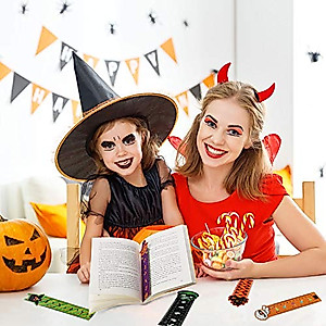 45 Pieces Halloween Bookmark Rulers, Ruler Markers with Halloween Themed Prints for Classroom Rewards and Trick or Treat Prizes Halloween Party Decorations (5 Designs)