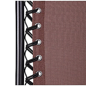 Zero Gravity Chairs Set of 2 Pool Lounge Chair Zero Gravity Recliner Zero Gravity Lounge Chair Antigravity Chairs Anti Gravity Chair Folding Reclining Camping Chair with Headrest by Naomi Home - Brown