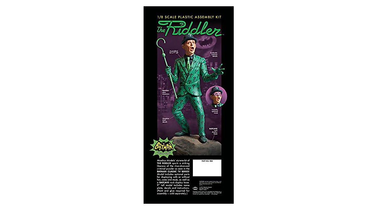 Batman Riddler 1966 Model Kit - 1:8 Scale Collectible