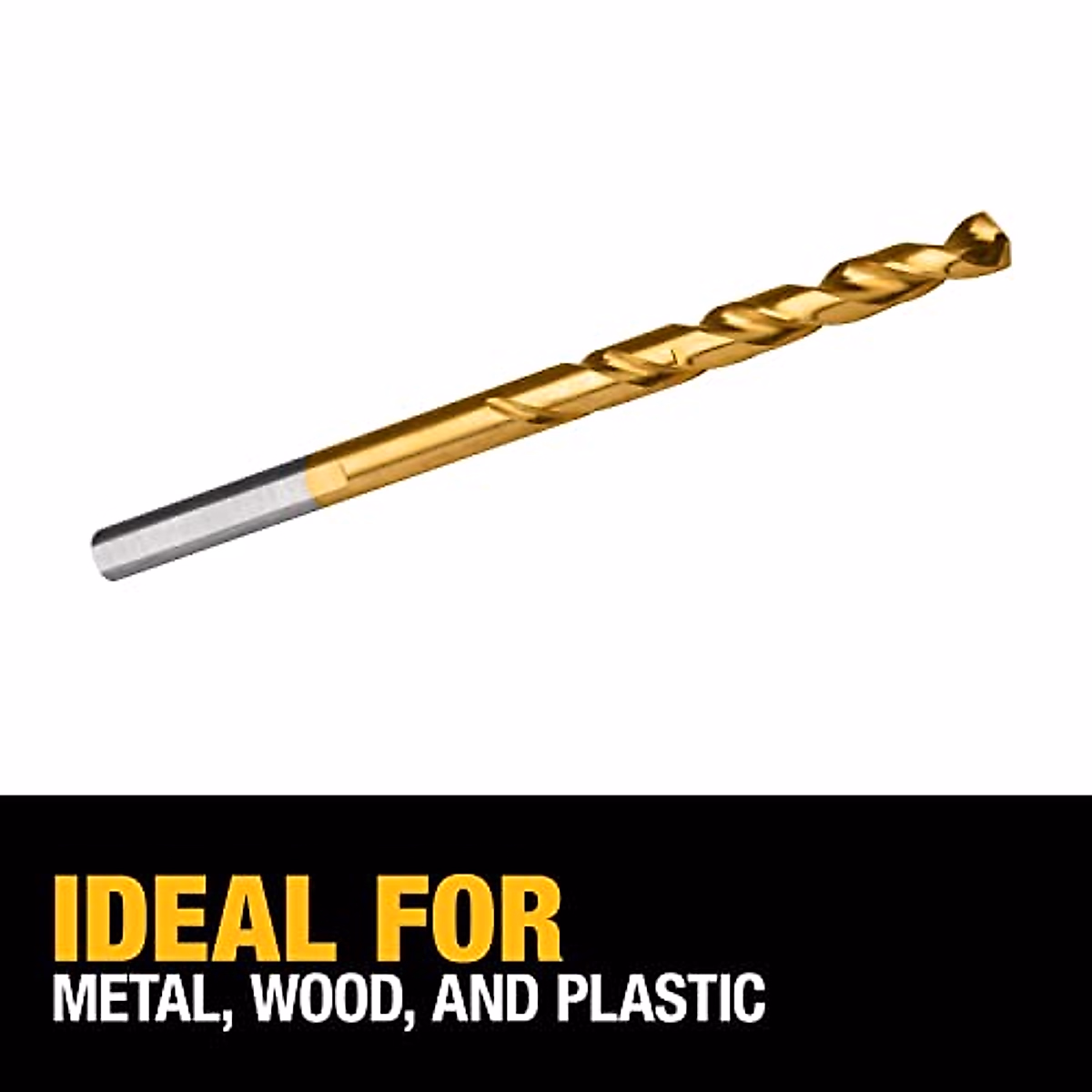 DEWALT DW1313 13/64-Inch Titanium Nitride Split Point Twist Drill Bit