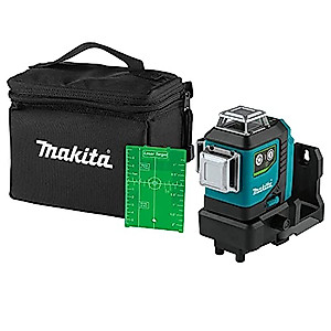 Makita SK700GD 12V max CXT® Lithium-Ion Cordless Self-Leveling 360° 3-Plane Green Laser, Class II, 510-530 nm, 2 mW, Tool Only