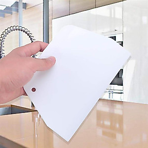 Luckycivia Dough and Bowl Scraper 3-Piece Trapezoidal Plastic Scraper Multi-Function Kitchen Scraper Food Safety Plastic Dough Cutter Hard Plastic Cutter For Pizza Dough Pastry Cake (White)