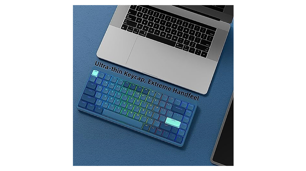 XVX Blue Horizon Low Profile Keycaps for Custom Keyboards
