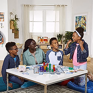 Monopoly Builder Board Game for Kids and Adults, Strategy Games, Family Board Games, for Kids 8 and Up, 2-4 Players