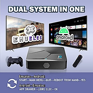 Retro Game Console Retroplay Emulator - Super Console X2 82,000+ Video Games,Emulator Console compatible 60+ Emulators,Dual System,supports 4K UHD,BT 5.0,2.4G+5G,Plug & Play Video Game Console