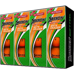 Srixon Soft Feel 12 Brite Orange, Dozen
