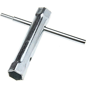 6PCS Dual-Ended Wrench Socket Plumber Back Nut Tap Spark Plug Spanner Set Extended Spark Plug Wrench