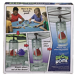 Drone Home — First Ever Game with a Real, Flying Drone — Great, Family Fun — for 2-4 Players — for Ages 8+