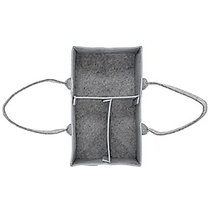 Acorn Baby Diaper Organizer Caddy Bag - Large Felt 15x9in Car and Nursery Organizer and Baby Diaper Caddy Organizer