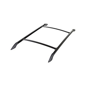 Perrycraft AV4158-B Aventura Black 41" Wide x 58" Long Complete Ready-to-Install, Drill-in Installation Roof Rack Kit - 110 lb. Capacity