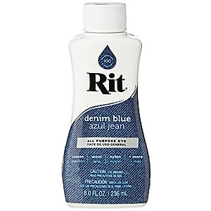 Rit Purpose Liquid Dye, 236ml, Denim Blue