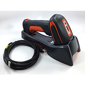 Honeywell Granit 1911i-ER(Extended Range) Wireless Bluetooth Heavy Duty Industrial-Grade Area-Imaging Barcode Scanner Kit (1D, 2D, QR and PDF) with Industrial-Grade USB Cable (CBL-500-300-S00)