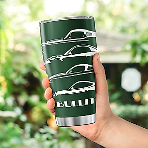 KINGGGGG Tumbler 30 Oz Coffee with Lid and Straw Bullitt Steel Evolution Insulated Stainless