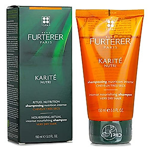 Rene Furterer KARITE NUTRI Intense Nourishing Shampoo, Very Dry Damaged Hair, Shea Oil, Shea Butter, 5 oz.