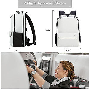 Hanke Carry on Backpack Casual Travel Backpack Waterproof College Schoolbag 15.6'' Laptop Rucksack Weekender Bag Daypack