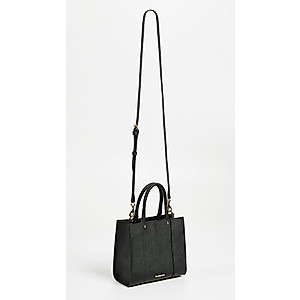 Rebecca Minkoff MAB Tote Mini Cross Body Bag,Black,One Size