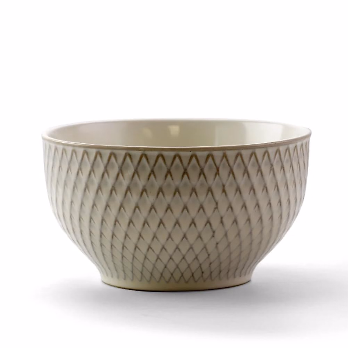 IHIPPO Dinnerware Sets Round Stoneware Luxurious Mellow Dinnerware Dish Set 16 Piece Round Stoneware Dinnerware Set in Embossed White Dinnerware Dish Set Kitchen Plates Dishwasher and Microwave Safe