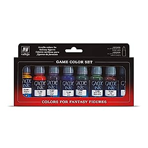 Vallejo Game Ink Paint Set (8 Color) Paint