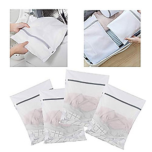 8 Pack Mesh Washing Bags,Lingerie Bag,Small Mesh Laundry Bags for Socks,Underwear,Blouse,16x12 Inch