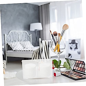 FOMIYES 3pcs Nail Towel Storage Box Drawer Organizer for Makeup Desk Dispenser Desktop Stationery Box Cotton Swab Container Makeup Brush Holder Makeup Cotton Pad Organizer Cotton Pad Box