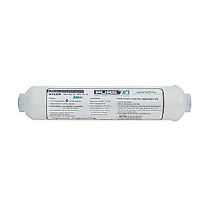 Inline Sediment Filter Cartrdige 2"x10", 5 micron, semiclear housing
