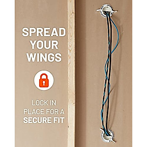 ECHOGEAR TV Cord Hider for Wall Mounted TV - White Cable Management Kit Hides TV Wires Behind The Wall- Includes 2 Pass Throughs, Locking Brackets, and Hole Saw Drill Attachment for Easy Install