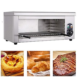 TFCFL Salamander Broiler Countertop Grill, 2000W Electric Cheese Melter Cheesemelter Broiler, Wall-mounted Cheese Broiler BBQ Counter for Restaurant Kitchen 50-300 ° C