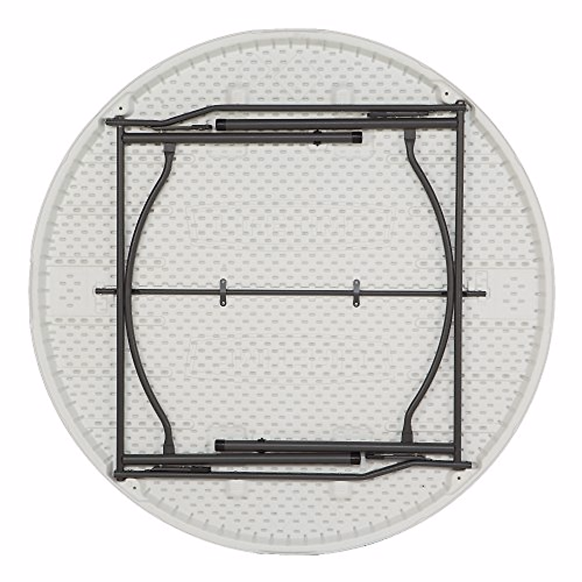 60" Round Folding Table (Set of 15) Finish: Almond/Bronze