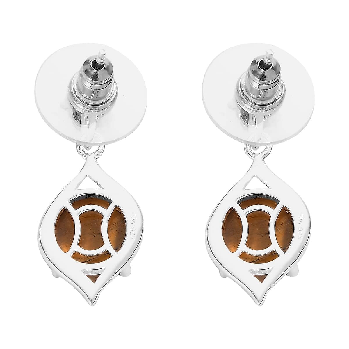 SHOP LC Tiger's Eye Drop Earrings for Women Jewelry 925 Sterling Silver Jewelry Birthday Gifts for Women