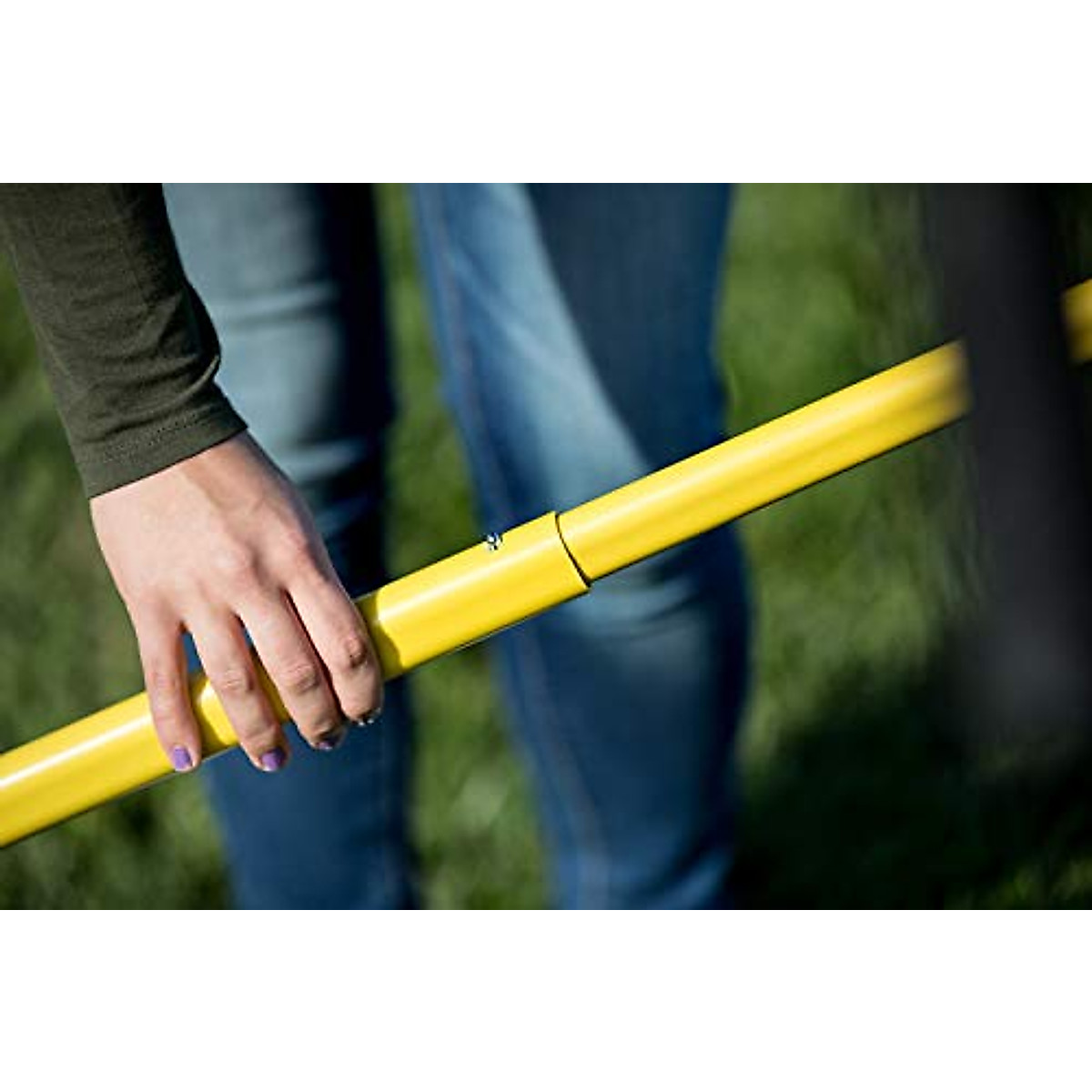 Triumph Sports Multi-Sport Versatile Combo Outdoor Game Net Set Includes Volleyball, Badminton, and Pickleball, Blue (35-7510-2)