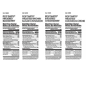 Pop-Tarts Toaster Pastries, Breakfast Foods, Kids Snacks, Variety Pack (5 Boxes, 60 Pop-Tarts)