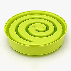 FUUIE Bowls for Food and Water Pet Dog Feeding Food Bowls Puppy Slow Down Eating Feeder Dish Bowl Prevent Obesity Pet Dogs Supplies (Color : Blue)