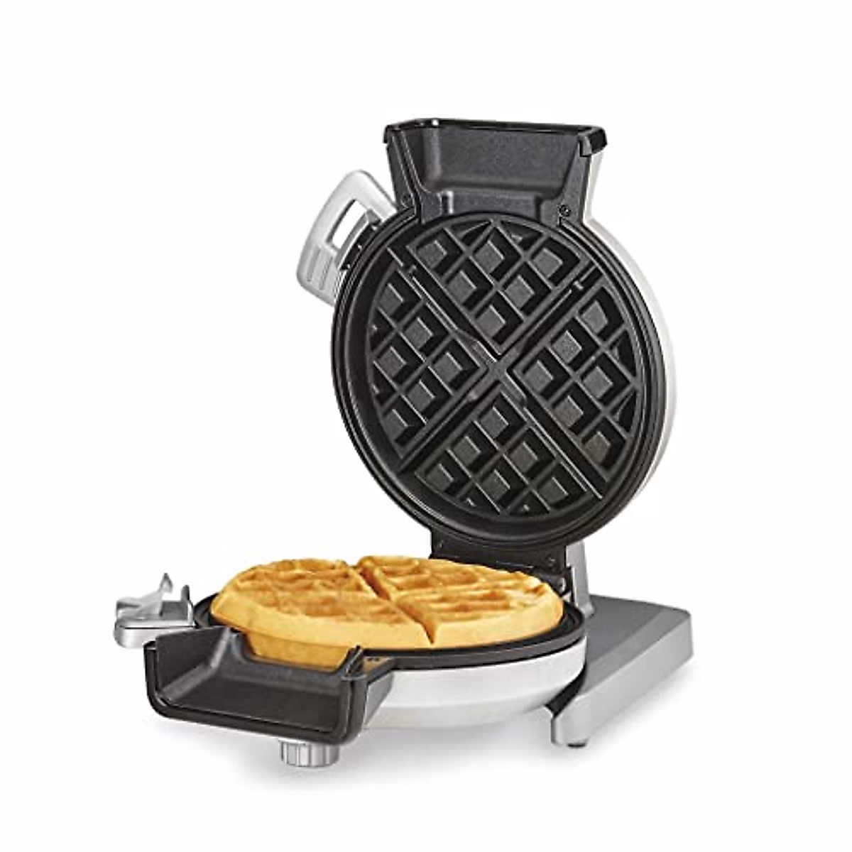 Mini Belgian Waffle Maker by Cuisinart, Vertical Mini Waffle Iron, Silver