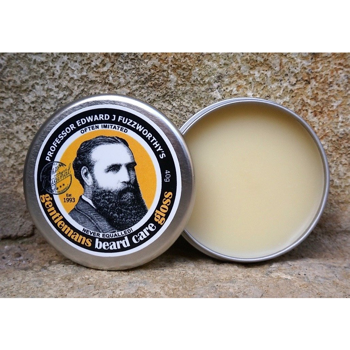 Beard Care Kit Professor Fuzzworthy Beard Conditioner Balm & Best Beard Shampoo Bar - All Natural Chemical Free - Organic Essential & Kunzea Oils - Tasmania Australia