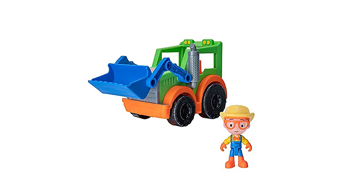 Blippi Tractor - Fun Vehicle with Freewheeling Features Including 3 ...