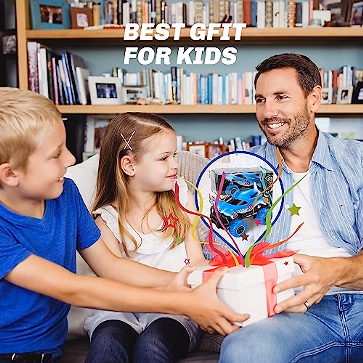 Remote Control Car for Boys 2-5, RC Toys for 2 3 4 5 Year Old Boys, Shark Monster Truck Toy Vehicle,Mini 1:43 Scale Car Toys for Boys 3-5 Years Old Truck, Toy Cars Best Gift for Age 3 4 5 6 Kids