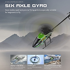 GoolRC F03 RC Helicopter, 4CH 2.4GHz Remote Control Helicopter with 6-Axis Gyro, Altitude Hold, One Key Take Off/Landing, Easy to Fly for Kids, Adults and Beginners, Include 3 Batteries