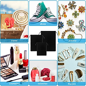 Junkin 18 Pcs Toy Storage Adult Foldable Ditty Bag Multi Purpose Cinch Pouch Camping Bags Adjustable Drawstring Bags Microfiber Pouch Stuff Sack for Home Storage Travel (3 Sizes)